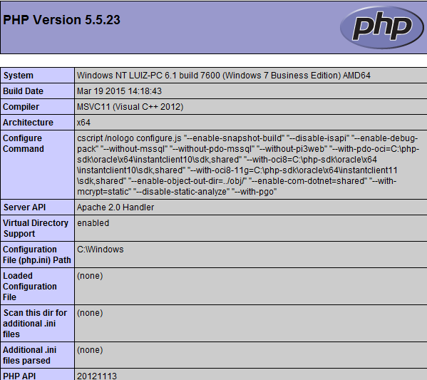 Instalando E Integrando O Apache Com Php No Windows Blog School Of Net